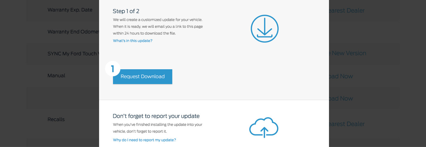 How to download software updates to a computer – Ford Cambodia