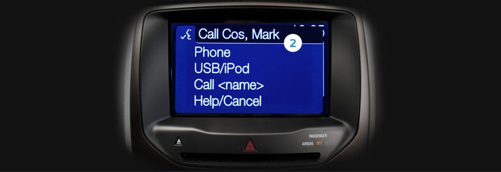 How to call a phone contact – Ford Cambodia